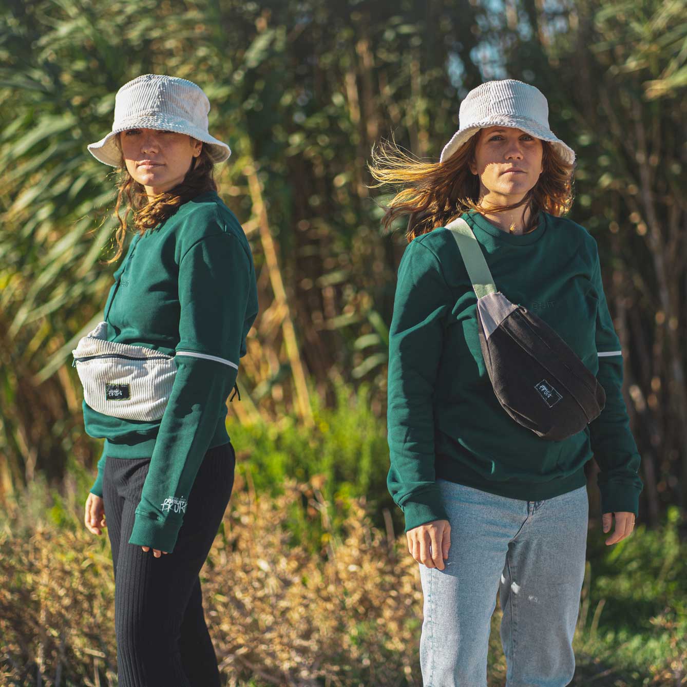 CREW NECK - VERT - BRUIT® CLOTHING