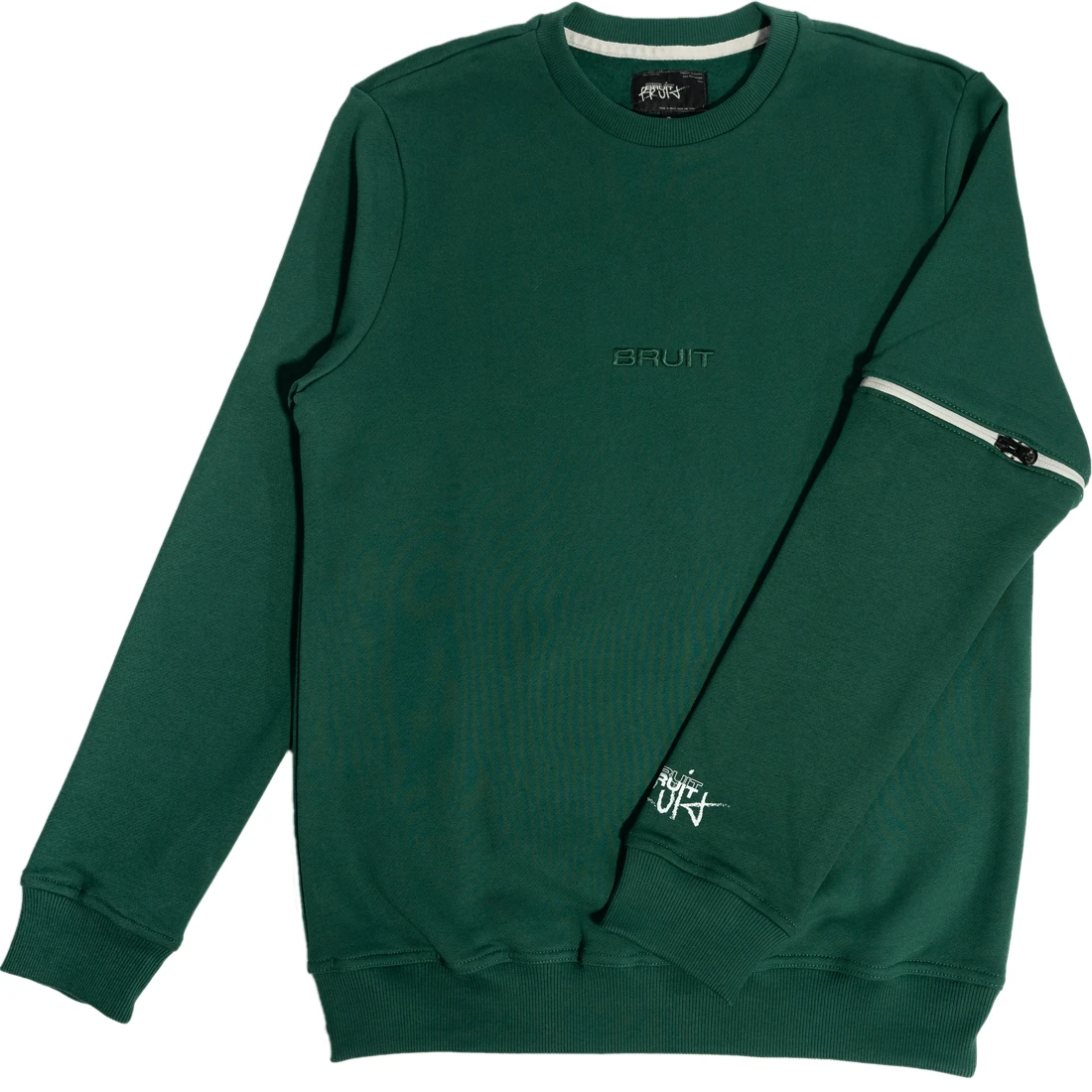 CREW NECK - VERT - BRUIT® CLOTHING
